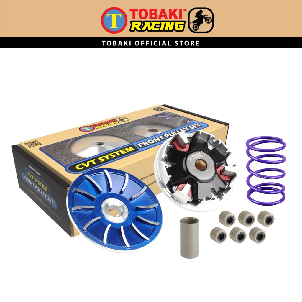 TOBAKI RACING CVT SYSTEM:FRONT PULLEY SET (CYCLONE SERIES) | Shopee ...