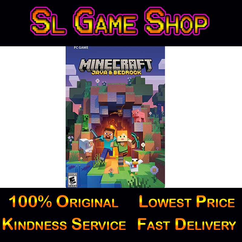 Original Minecraft Java + Bedrock Edition Microsoft PC Windows 10/11 ...