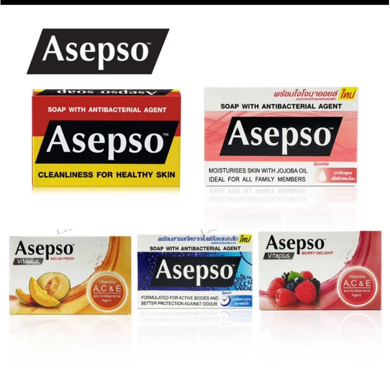 ASEPSO Antiseptic Soap Antibacterial Agent Healthy Skin/Melon Fresh ...