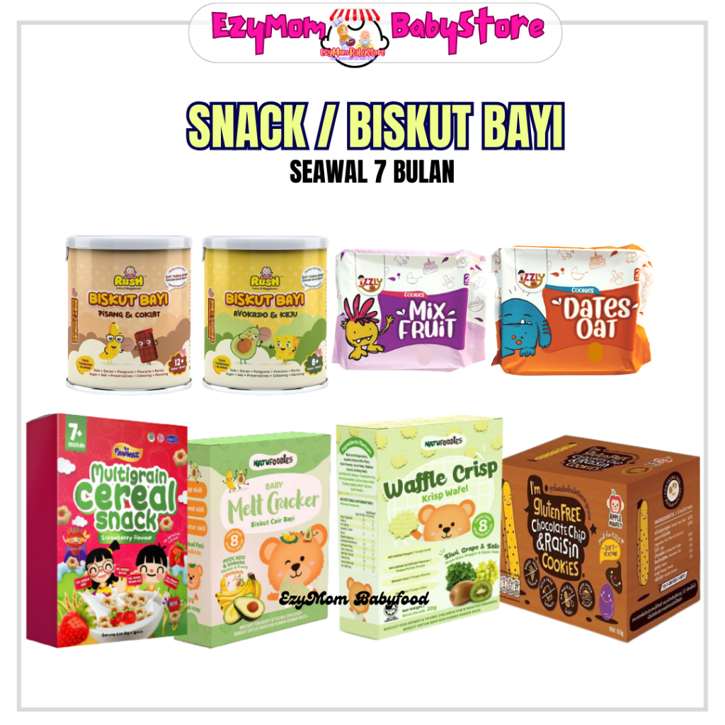 BABY SNACK Pilihan Cookies Biskut Bayi dan Kanak2 Lemak Hancur di Mulut ...