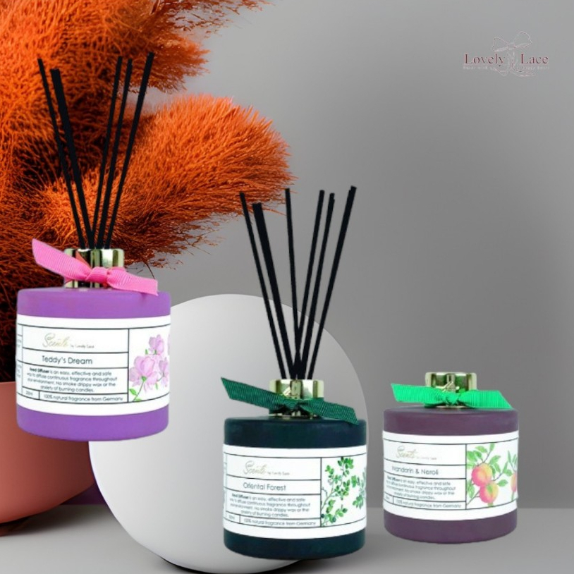 Lovely Lace Scents Reed Diffuser with Stick 200ml | Shopee Malaysia