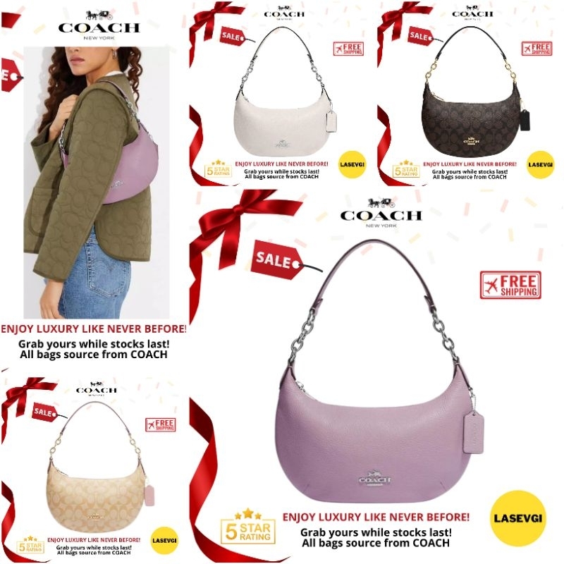 RAYA 2025 ORIGINAL COACH Payton Hobo collection - Brown Black | Chalk ...