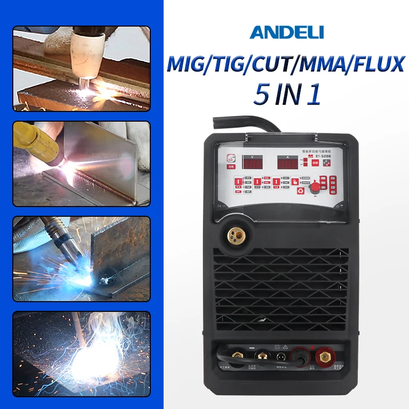 ANDELI MCT-520D Smart Single Phase MIG/CUT/TIG/MMA 4 in 1 Multi ...