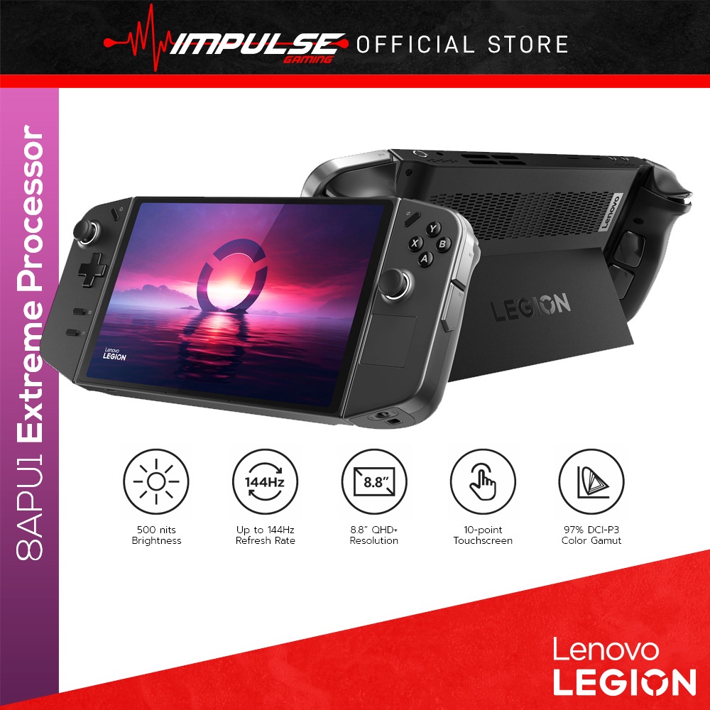 Lenovo Legion Go (8APU1) Handheld Gaming Console - 8.8" WQXGA, IPS, AMD ...