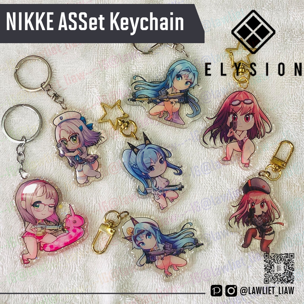 【NIKKE】KEYCHAIN [ELYSION ]Nikke Goddess of Victory Charms / Keychain ...