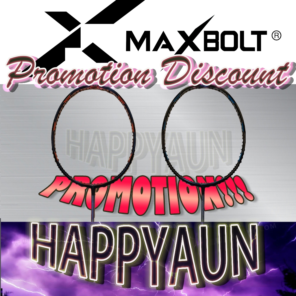 MAXBOLT BLADE BADMINTON RACKET (100%ORIGINAL) | Shopee Malaysia