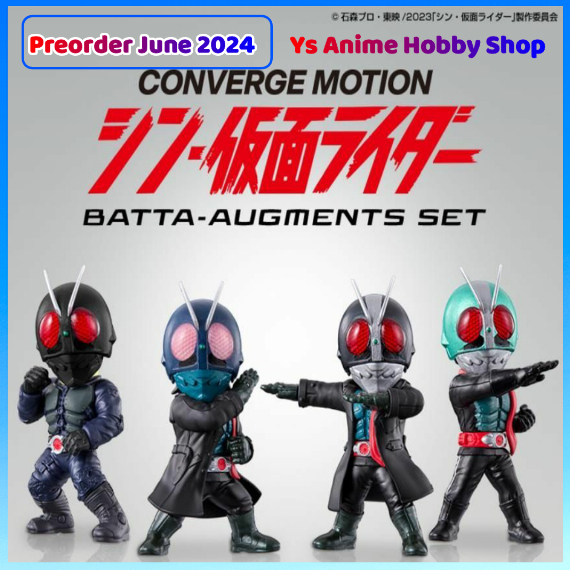 【June 2024 Preorder】Bandai Converge Motion Shin Masked Rider Batta ...