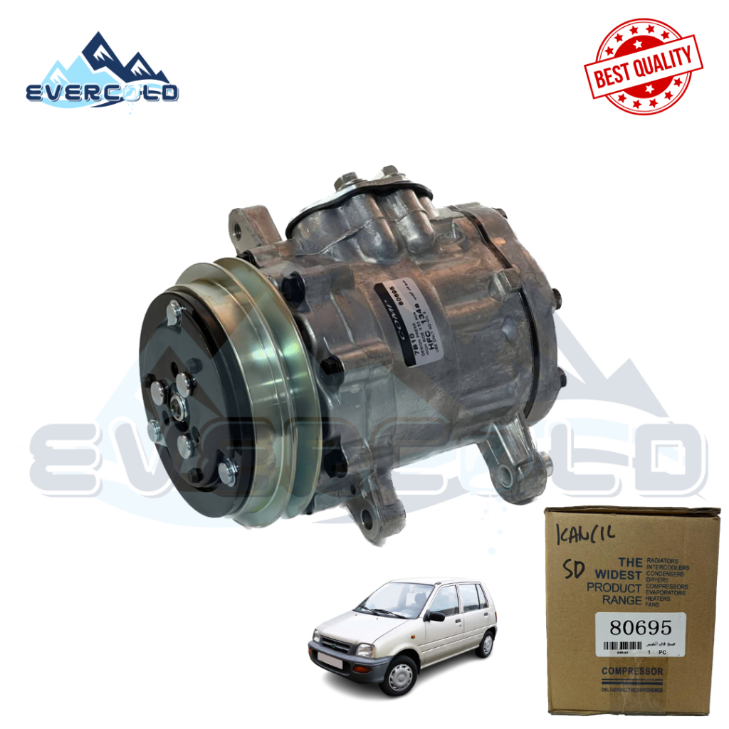 HIGH QUALITY Perodua Kancil & Kelisa SANDEN SYSTEM Aircond Compressor ...