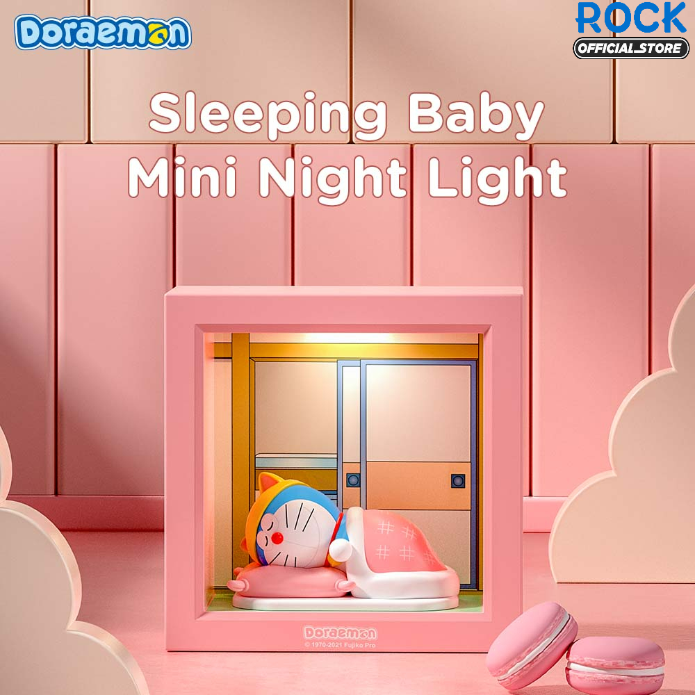 ROCK Doraemon Sleeping Baby mini Night Light (哆啦A梦) | Shopee Malaysia