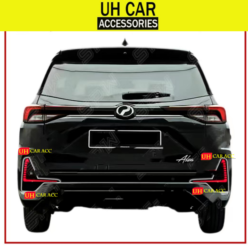 Perodua Alza (2022-2024) LED Rear Bumper Reflector Daylight DRL Brake ...
