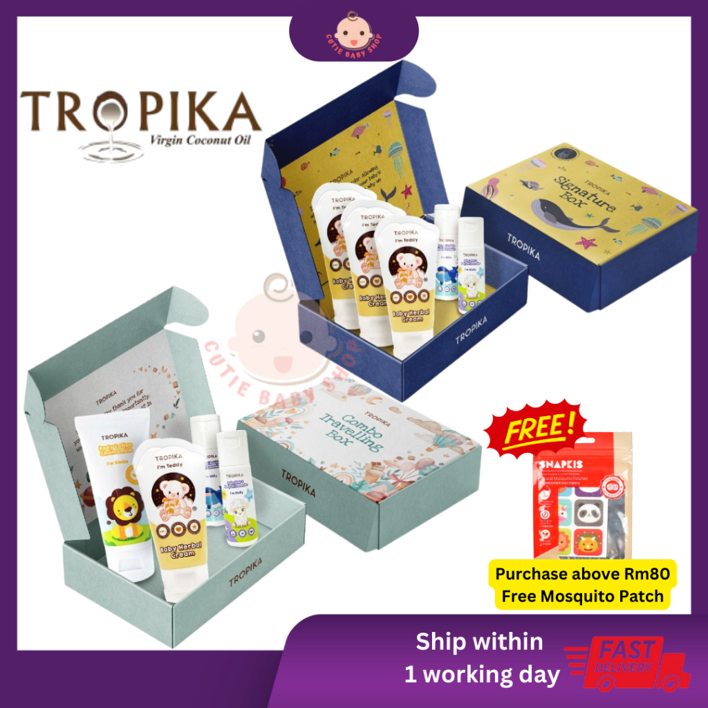 TROPIKA Combo Box Signature Box Baby Herbal Cream Viral Neelofa Baby ...