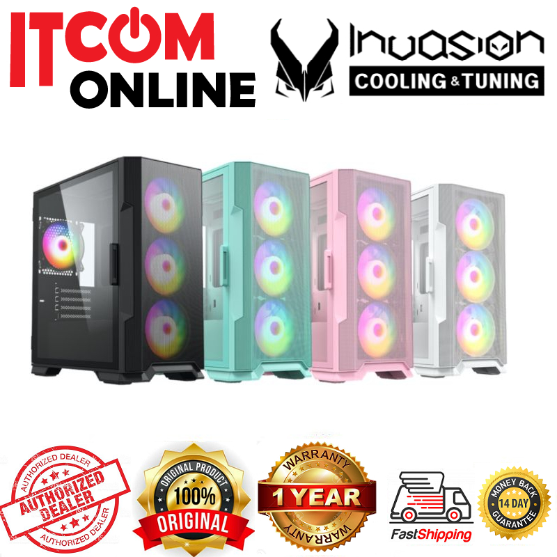 INVASION PLAIN TG MATX CASING BLACK/WHITE/GREEN/PINK | Shopee Malaysia