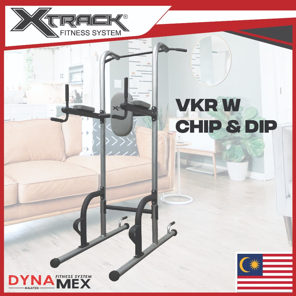VKR Chin n Dip Station Pull Up Tower Home Workout | Shopee Malaysia