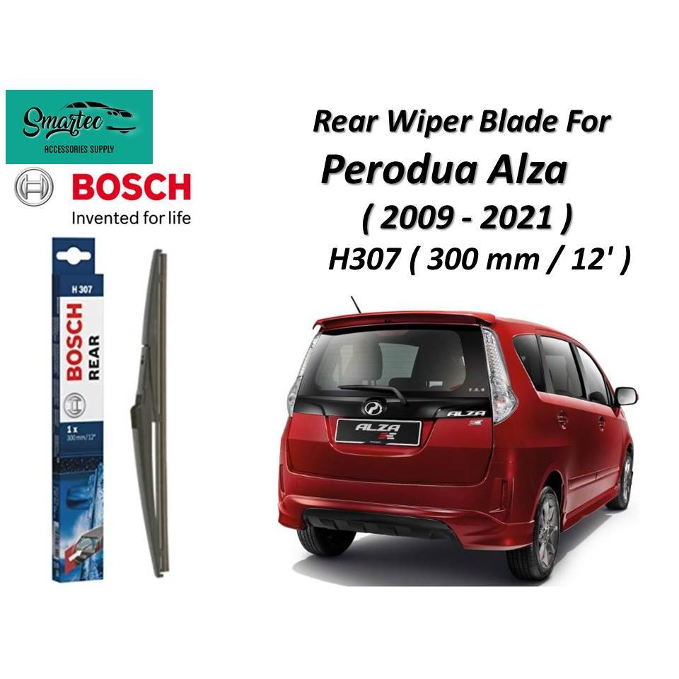Bosch H307 ( 300 mm / 12' ) Rear Wiper Blade For Perodua Alza ( 2009 ...