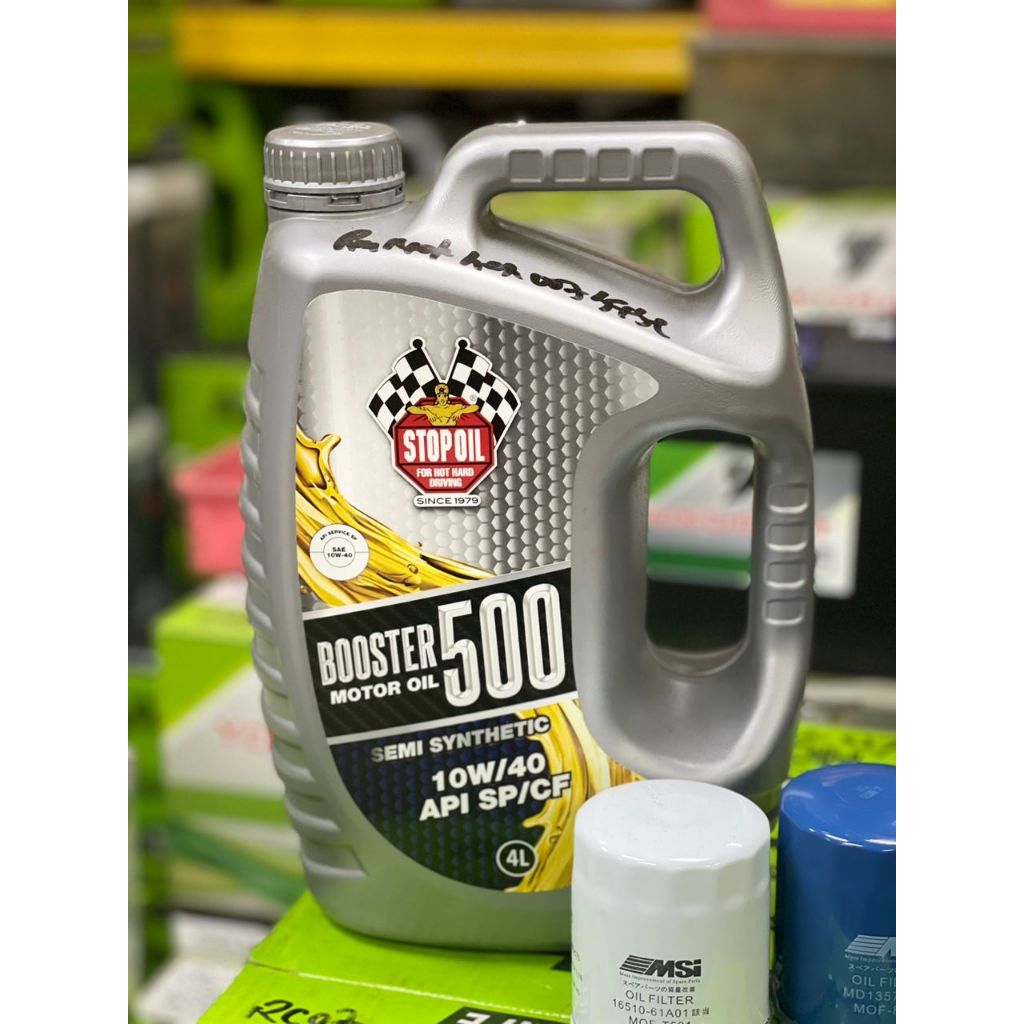Engine oil STOP OIL 10w-40 API SN/CF SEMI SYNTHETIC | Shopee Malaysia