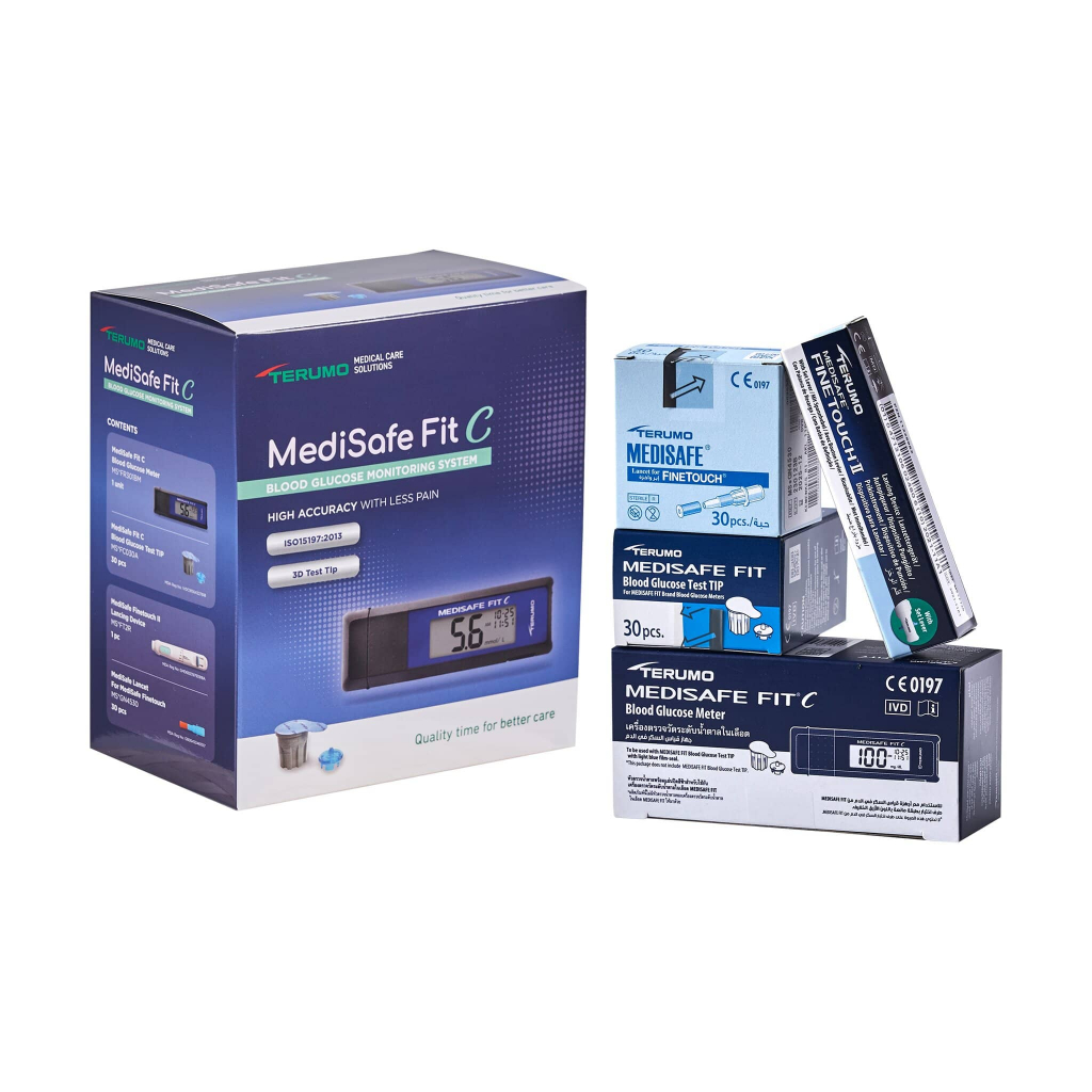 TERUMO Medisafe FIT-C Blood Glucose Monitoring System [Expiry: 10/2026 ...