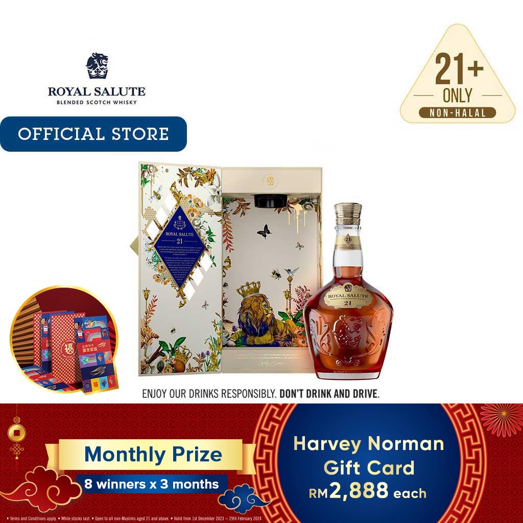 Royal Salute 21 Years Old Blended Scotch Whisky Blended Grain (700ml) | Shopee Malaysia
