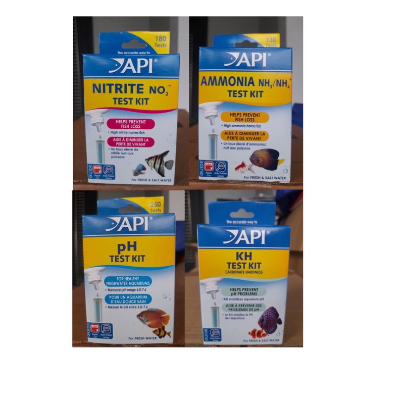API Test Kit Ammonia pH Nitrite KH Water hardness Test Kit | Shopee ...