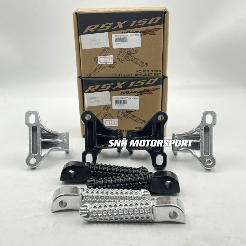HONDA RS-X150 / RS150 Rear Footrest Bracket Set / Rear Footrest Bar ...