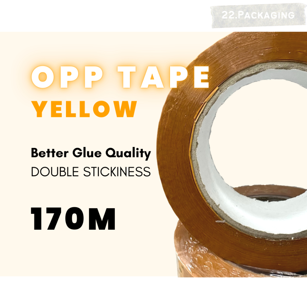 Super Thick High Quality Adhesive Yellow Cellophane Tape Sellotape ...
