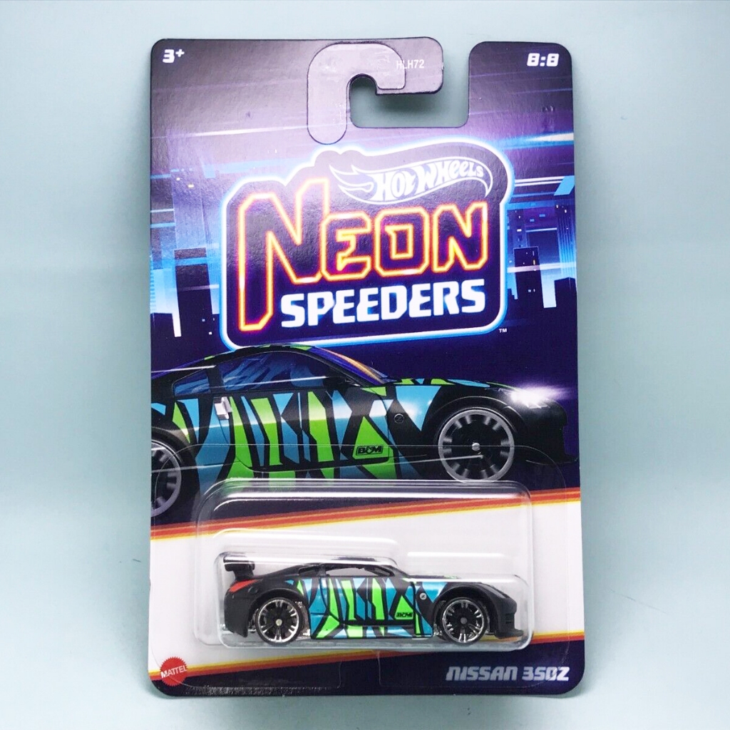 2024 Hot Wheels Neon Speeders Series Wave 2 - Nissan 350Z | Shopee Malaysia
