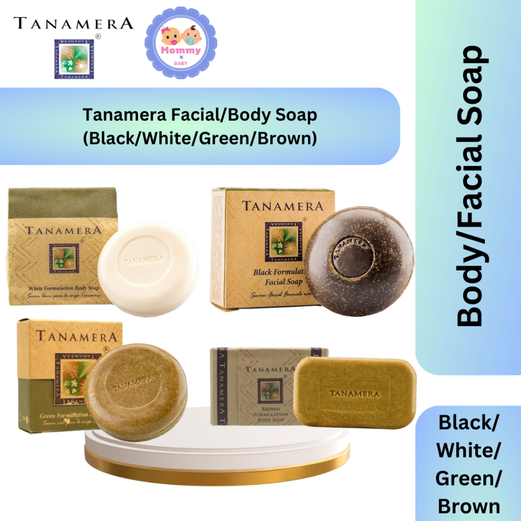 Tanamera Formulation Soap (for Body/Facial) (Black 60g/ White 100g ...