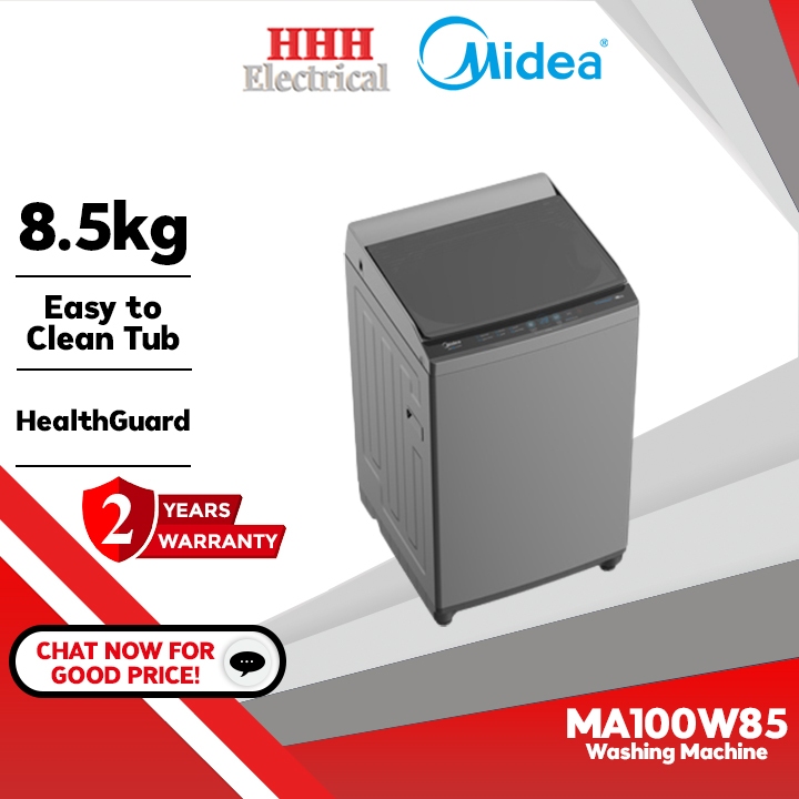 MIDEA MA100W85 Fully Auto Top Load Washing Machine 8.5kg/ Mesin Basuh ...