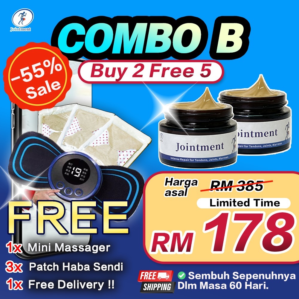 Jointment Malaysia I Krim Sapu Sakit Sendi I Sakit Lutut, Sciatica ...