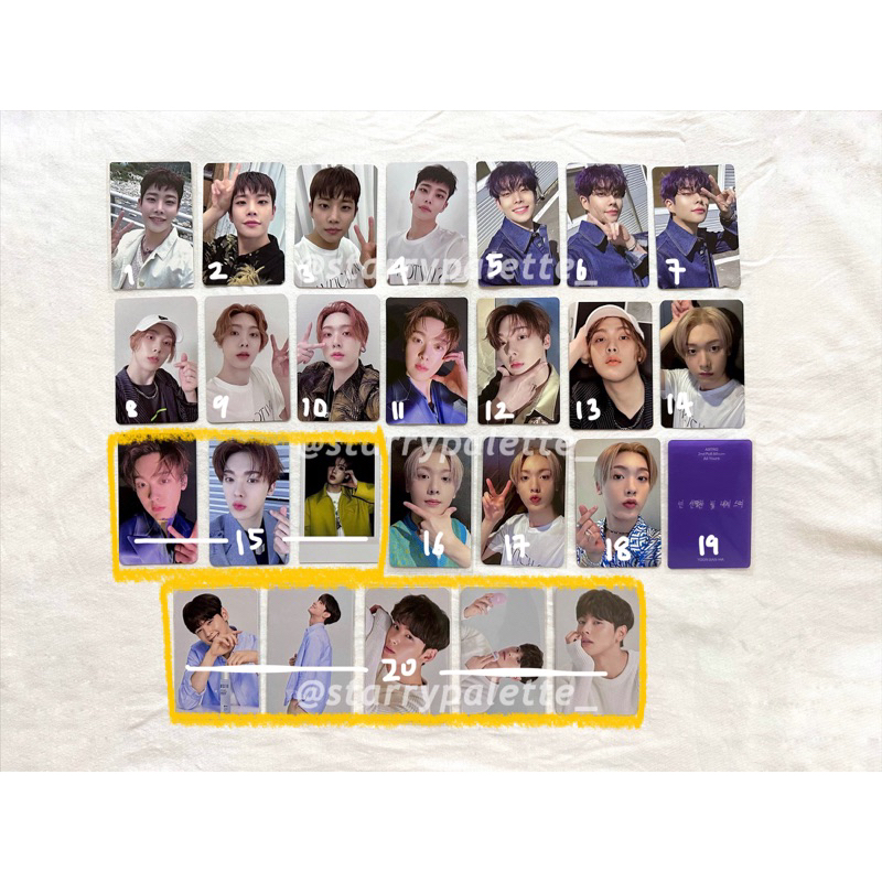 ASTRO MJ YOON SANHA CHA EUNWOO Official Photocards | Shopee Malaysia