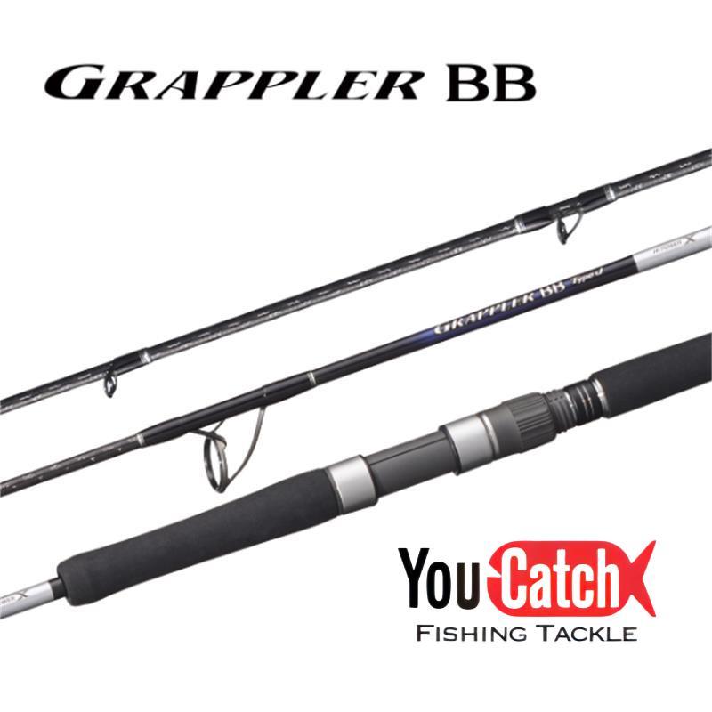 YOUCATCH 2021 SHIMANO fishing rod GRAPPLER BB TYPE LJ 2 pcs Baitcast & Spinning Rod with 1 Year ...