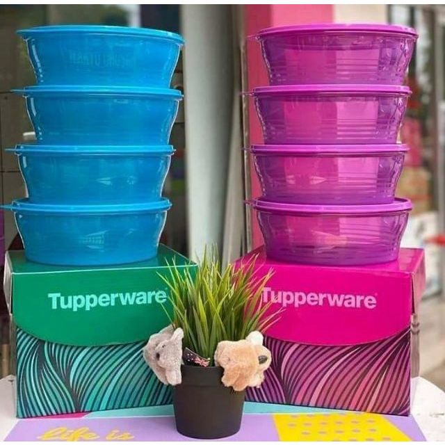 2233 Tupperware Big wonders set 1.4L (4 pcs) + Gift Box/ Tupperware ...