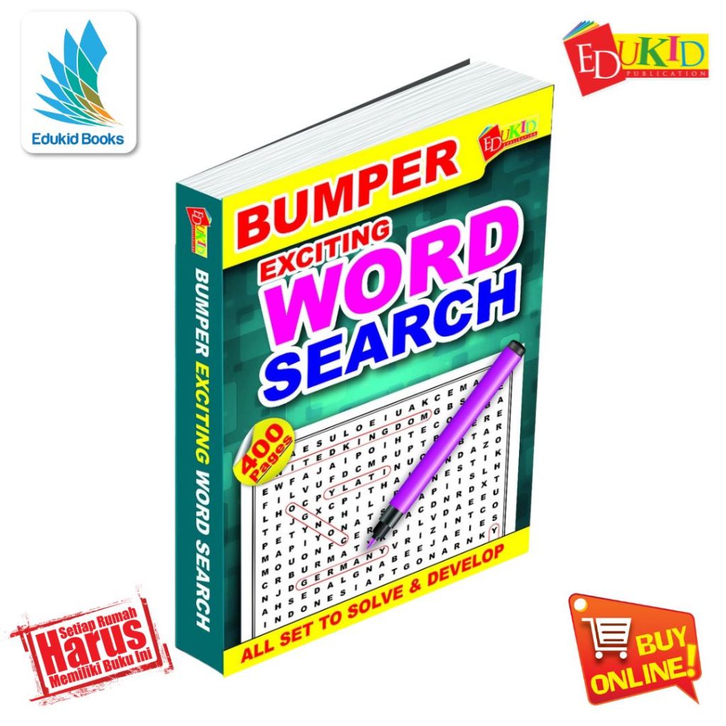 Bumper Word Search - Exciting - Word Search - Buku - Books - Activity ...