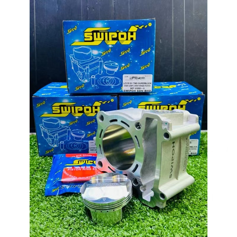 SWIPOH CERAMIC BLOCK BLOK RACING FORGED LC LC135 Y15 Y16 NVX 57MM 62MM ...