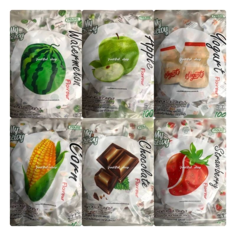 🇹🇭(100pcs)My Chewy Milk Candy Assorted Flavour | Shopee Malaysia