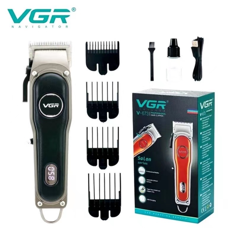 Original VGR V-673 Professional Hair Clipper Mens Electric Hair Trimmer ...