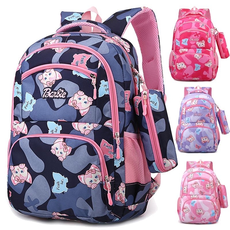 School bag girls kid with pencil case primary secondary school backpack ...