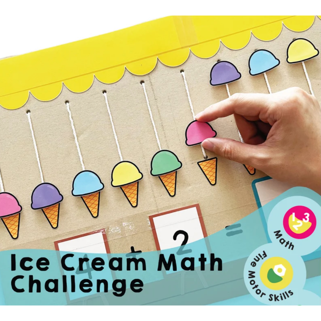 PDF] 076- Ice Cream Math Addition Substraction Activity Printable ...