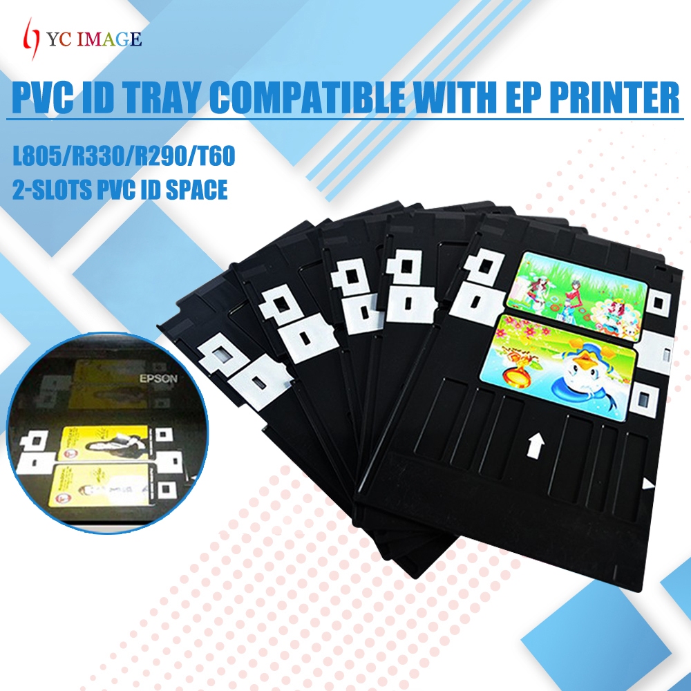 PVC ID Card Tray For Inkjet Printer Epson printer L805/R330/R290/T60 ...