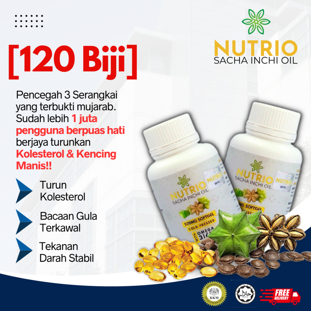 Nutrio Sacha Inchi (NUTRIO OIL) | Shopee Malaysia