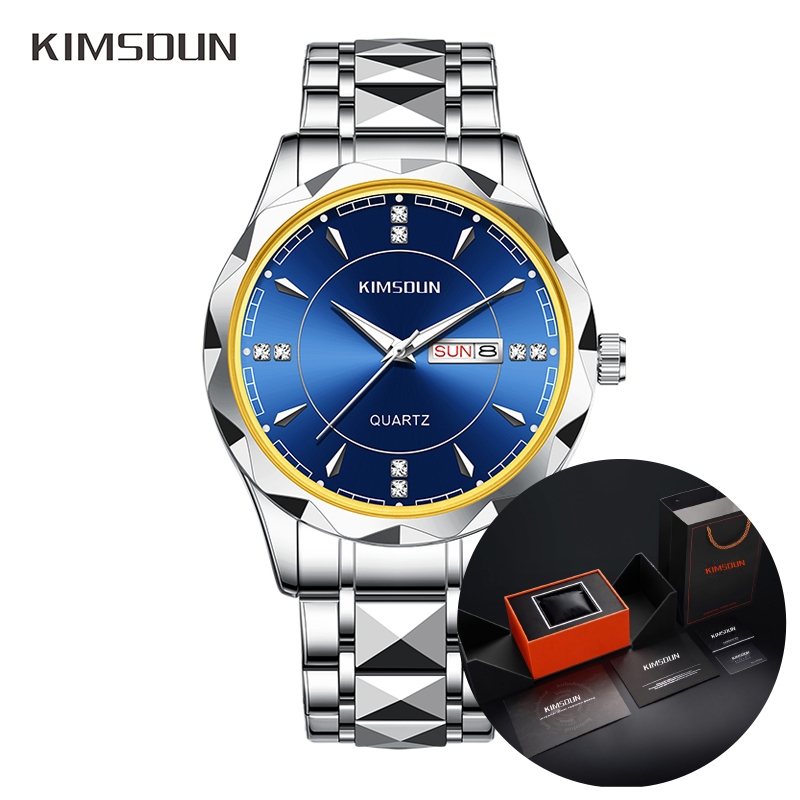 [OFFICIAL] KIMSDUN Men's Watch Stainless Steel Waterproof Quartz Jam ...