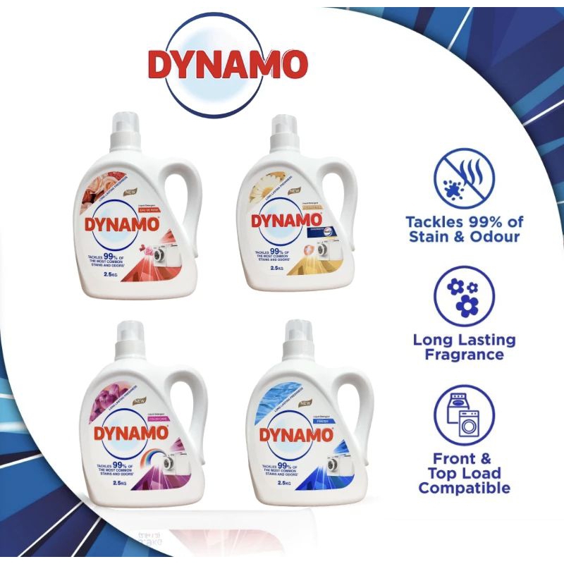 DYNAMO detergent liquid bottle 2.5kg | Shopee Malaysia