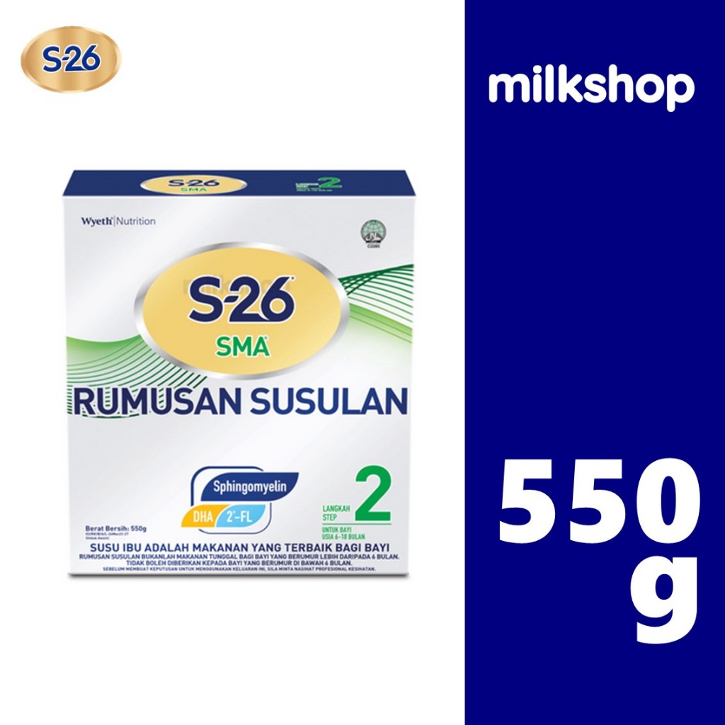 S26 GOLD Step 2 550g Promil | Wyeth Langkah Step2 box kotak 6-18 month ...