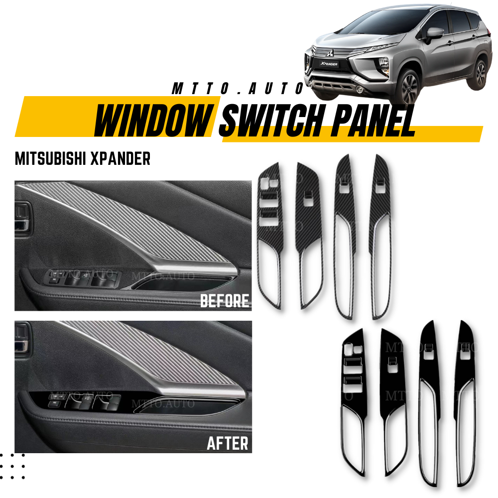 MTTO Mitsubishi Xpander Interior Door Window Switch Panel Cover ...