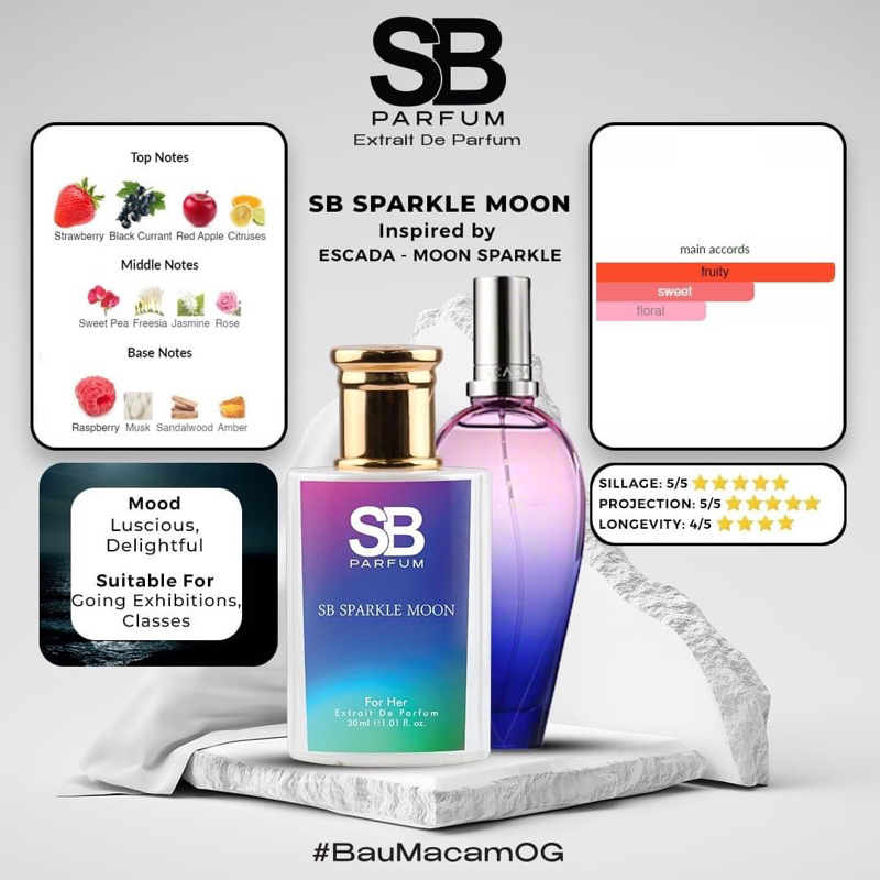 SB sparkle moon by sugarbomb | Shopee Malaysia