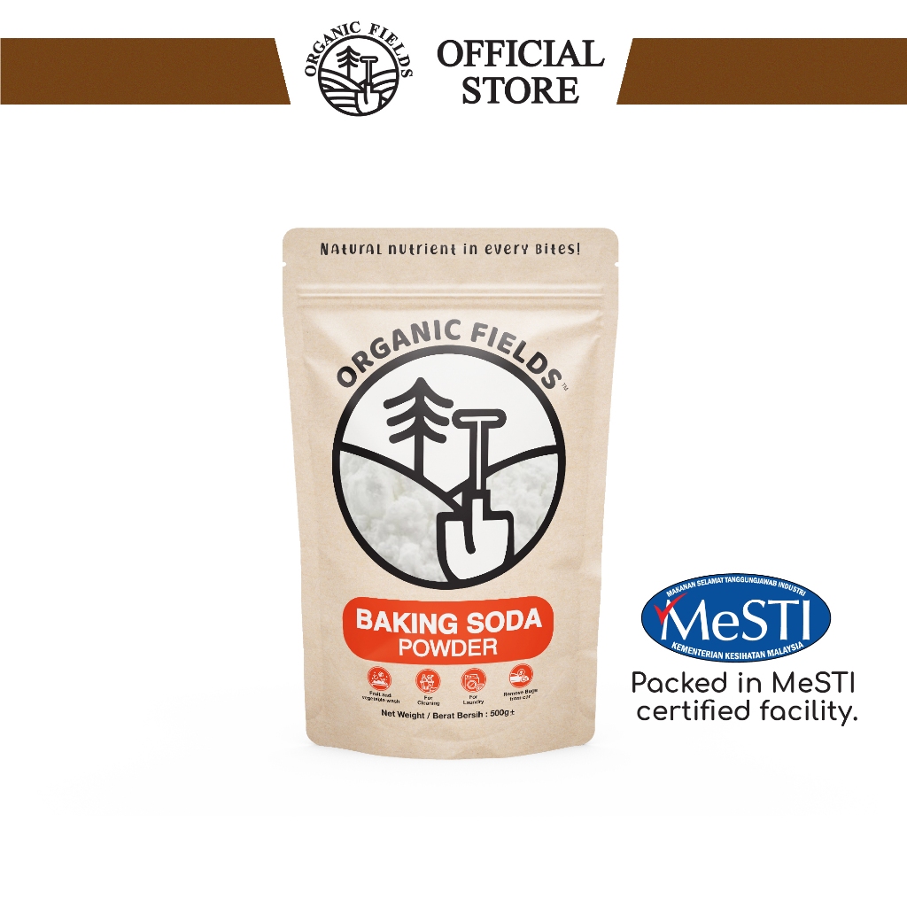 ORGANIC FIELDS Baking Soda Powder 500gm | Shopee Malaysia