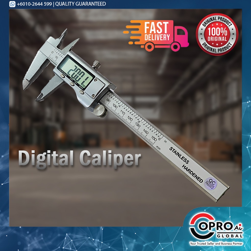Digital Caliper measurement tool 150mm(6") | Shopee Malaysia
