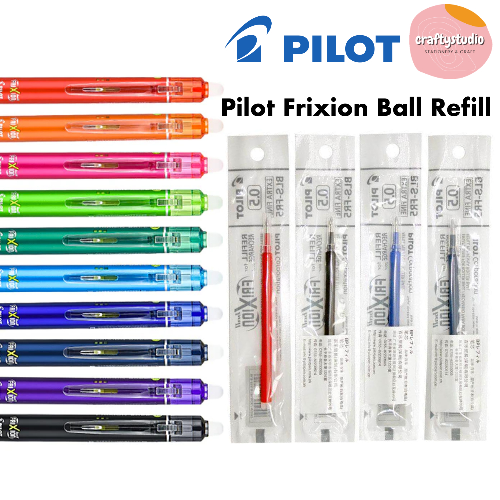 (REFILL) Pilot Frixion Ball Pen Refill, Erasable Pen Ink Refill | Shopee Malaysia