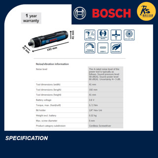 BOSCH GO 3 Cordless Screwdriver Professional ( 0 601 9H2 280 ) | Shopee ...