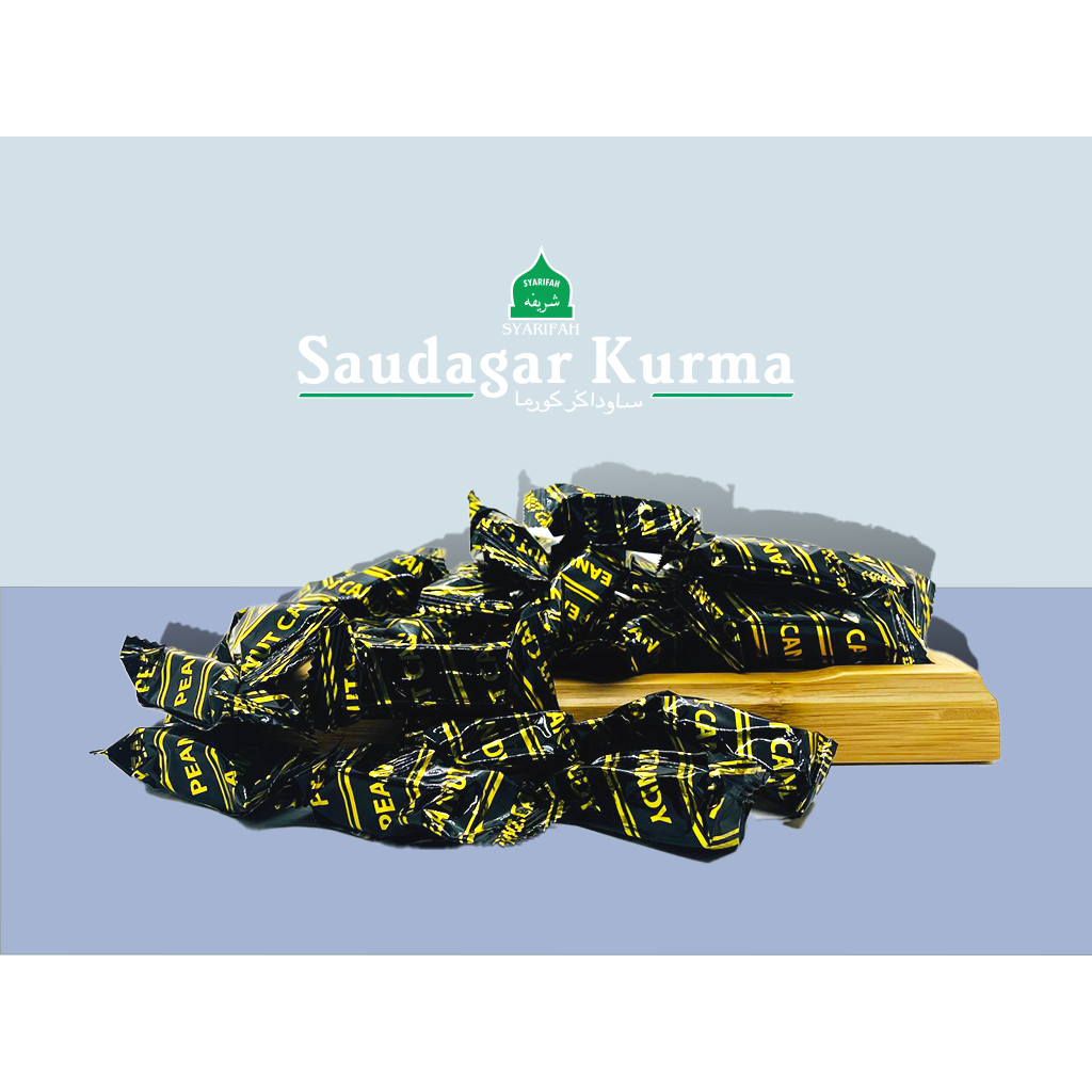 Saudagar Kurma - Kacang Tumbuk Bijan / Peanut Candy Sesame (HITAM ...