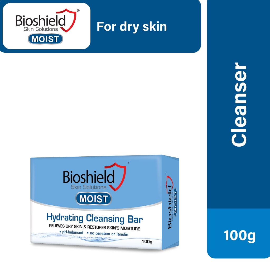 Bioshield Moist Hydrating Cleansing Bar 100g | Shopee Malaysia